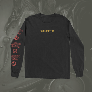 Big Dragon Black Long Sleeve T-Shirt | Trivium Official Store
