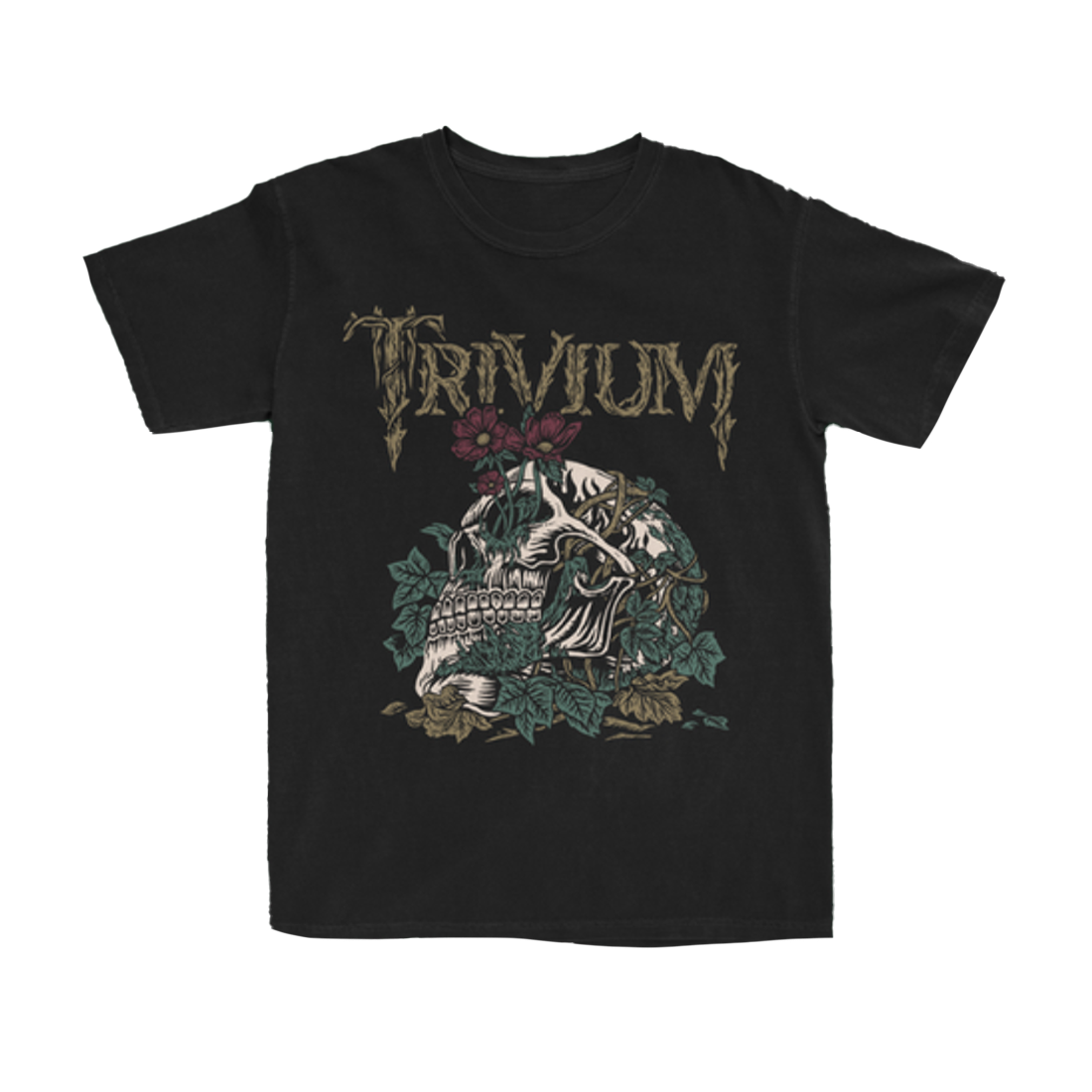 Skelly Flower T-shirt (S) | Trivium Official Store