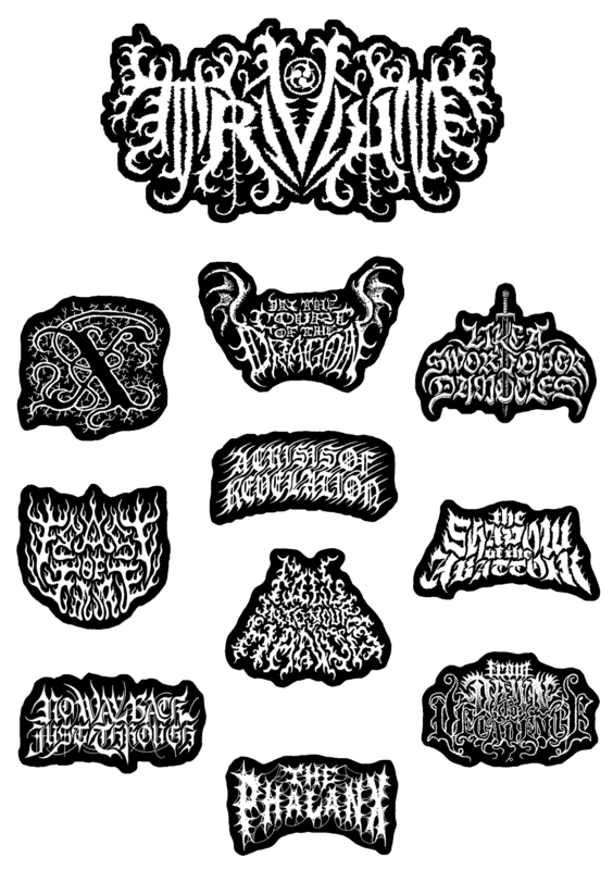 Slam Logo Sticker Sheet | Trivium Official Store